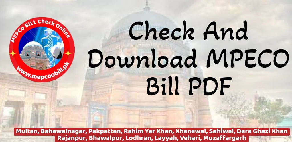 MEPCO Bill Online December 2025 Check and Download